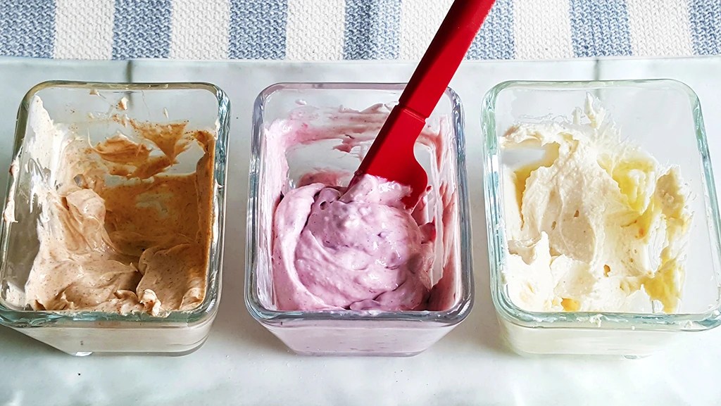 3-Ingredient Flavored Cream Cheese 3 Ways – Breakfast For One